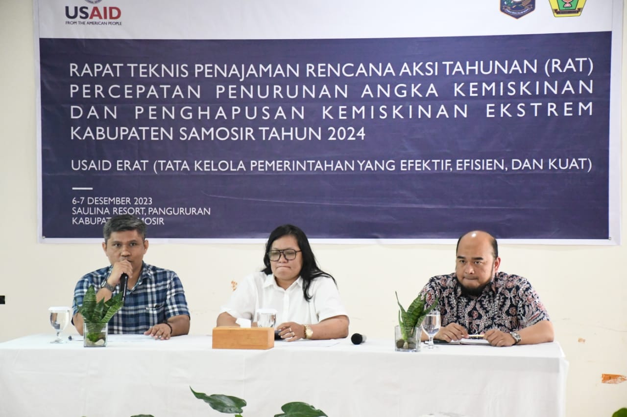 Pemkab Samosir Gelar Rapat Teknis Penajaman Rencana Aksi Percepatan Penurunan Angka Kemiskinan ...
