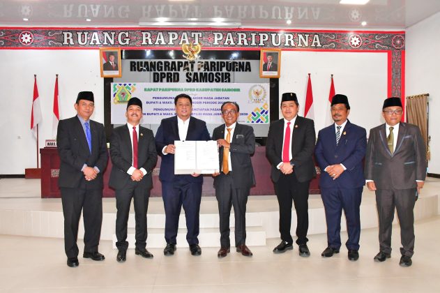 DPRD Samosir Umumkan Usulan Akhir Jabatan Bupati/Wakil 2020-2025 Dan Penetapan Bupati Dan Wakil ...